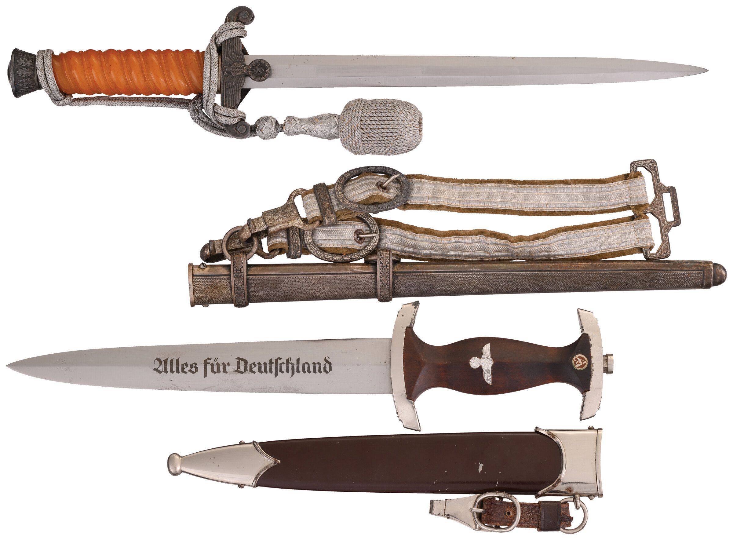 Two German Daggers with Sheaths | Rock Island Auction