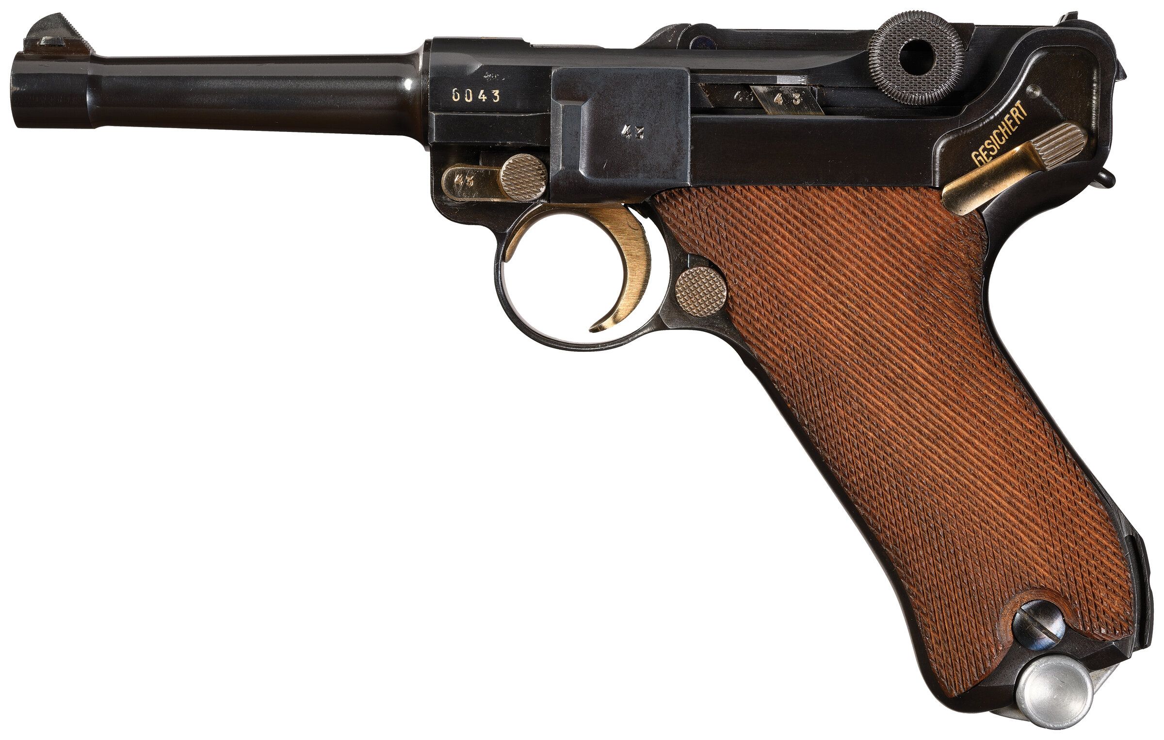 Mauser Banner "1939" Luger Pistol with Holster, Extra Magazine | Rock ...