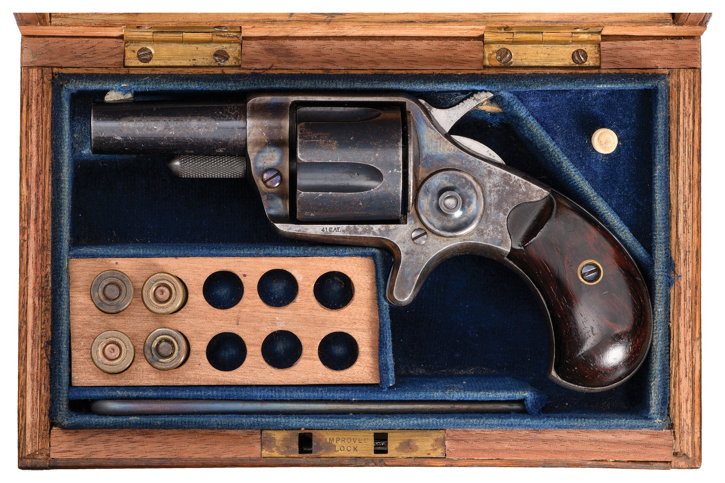 London Agency Cased Colt Etched Panel New Line .41 Revolver | Rock ...