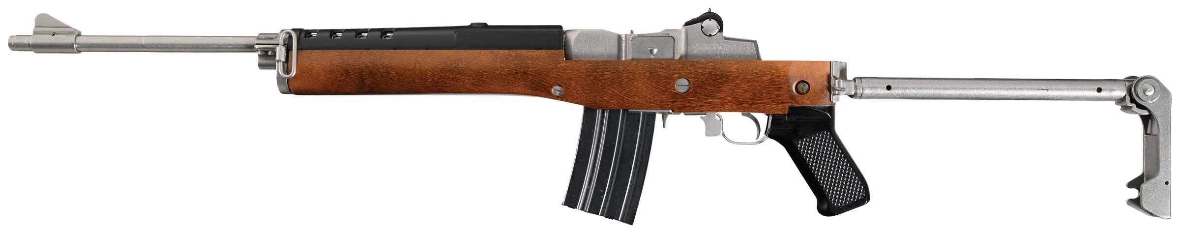 Pre-Ban Ruger Mini-14 Semi-Automatic Folding Stock Rifle | Rock Island ...