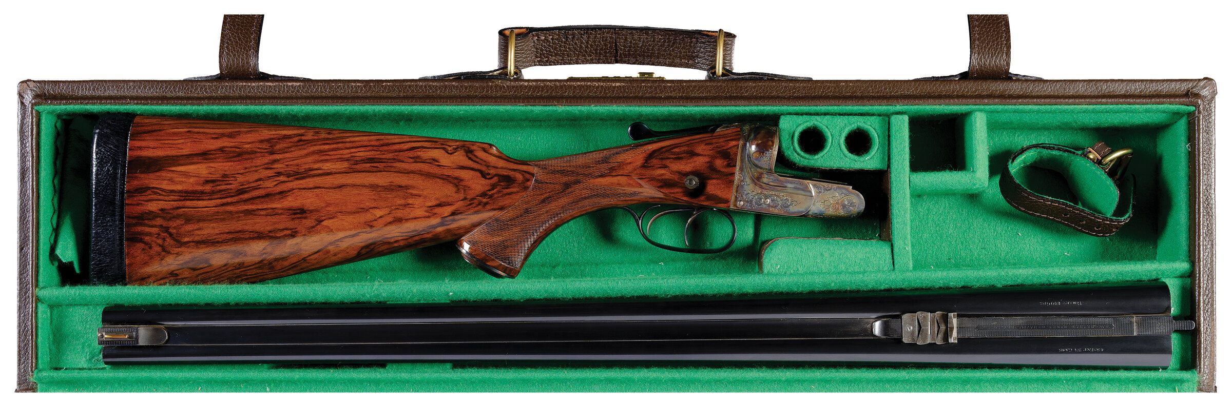 Factory Engraved W. W. Greener Boxlock Double Rifle with Case | Rock ...