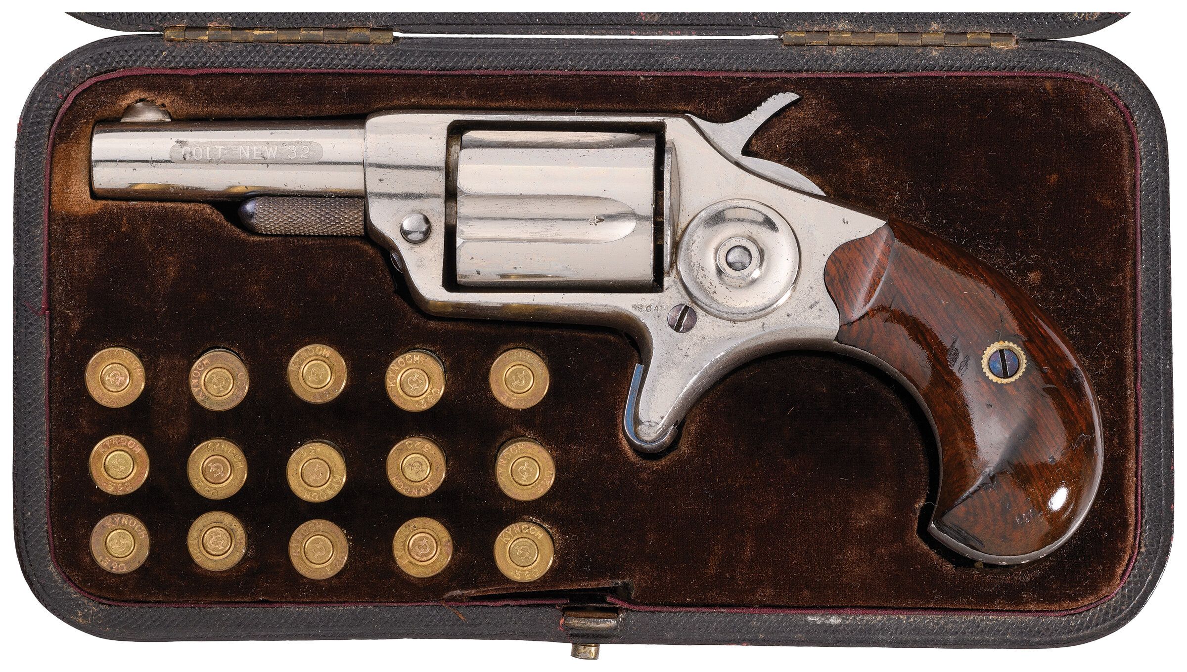 London Proofed Colt Etched Panel New Line .32 Revolver | Rock Island ...
