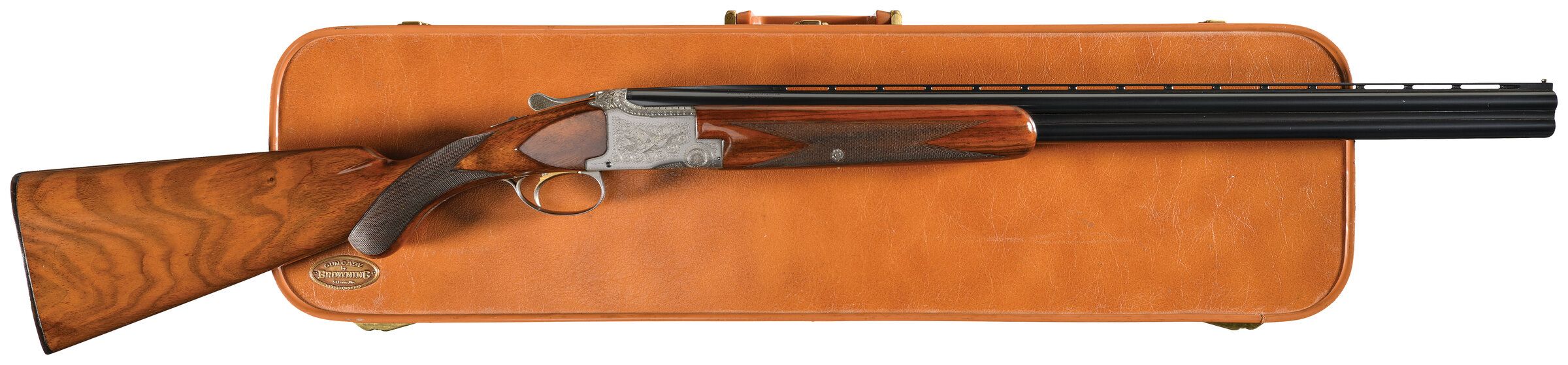 Funken Engraved Belgian Browning 20 Ga Pigeon Grade Superposed | Rock ...