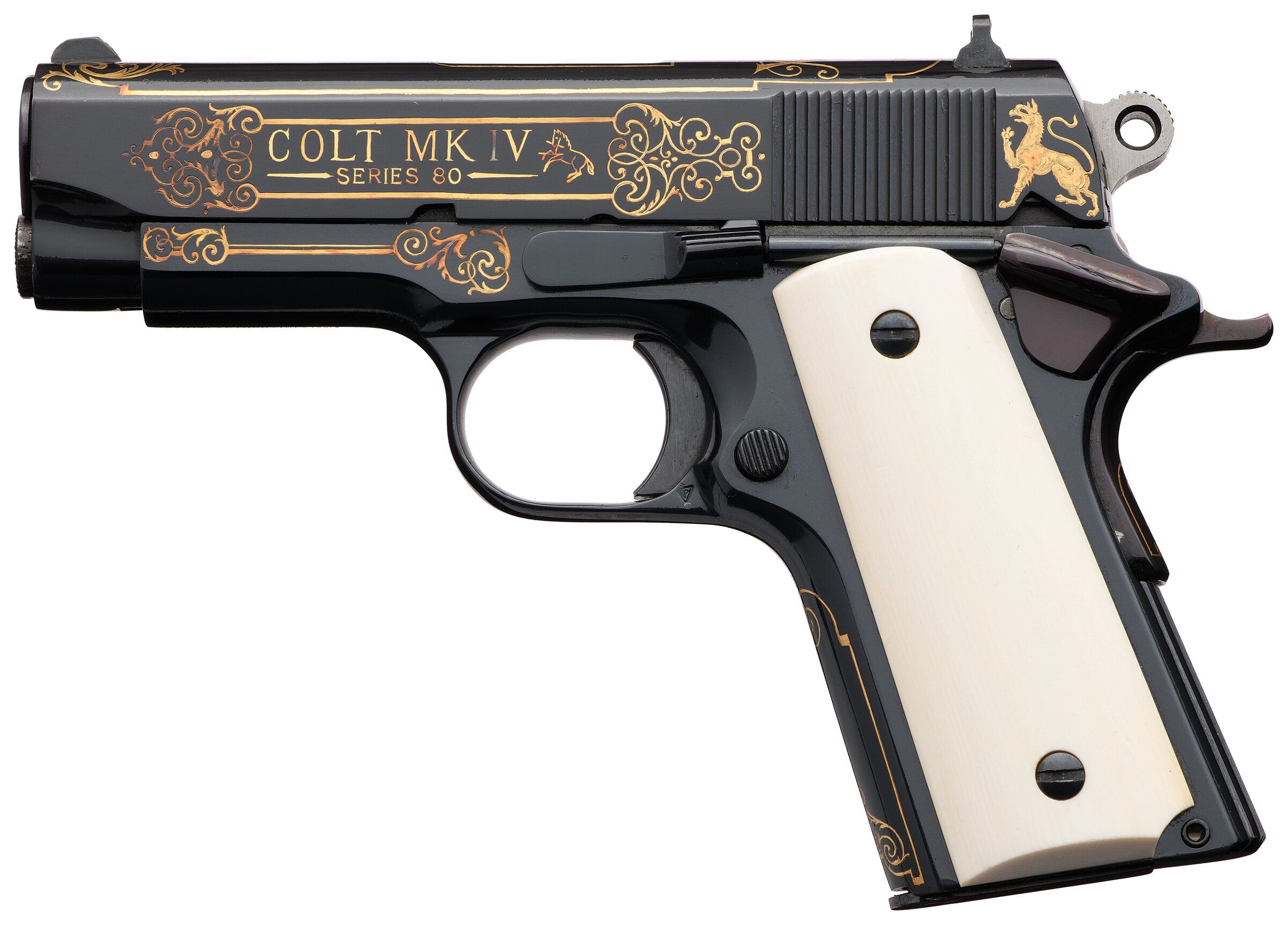 Presentation Gold Inlaid Colt Officer's ACP Pistol | Rock Island Auction