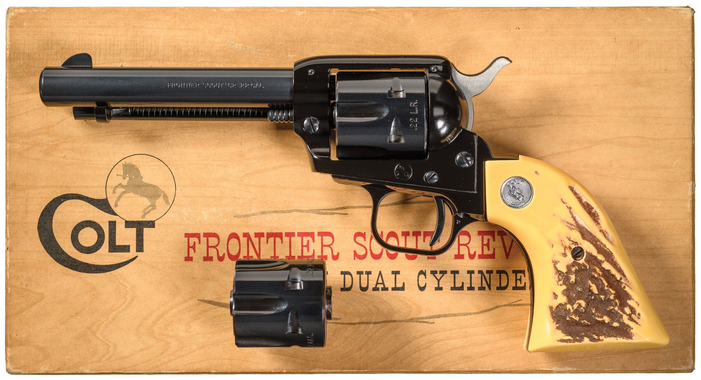 Colt Frontier Scout Single Action Revolver with Extra Cylinder | Rock ...