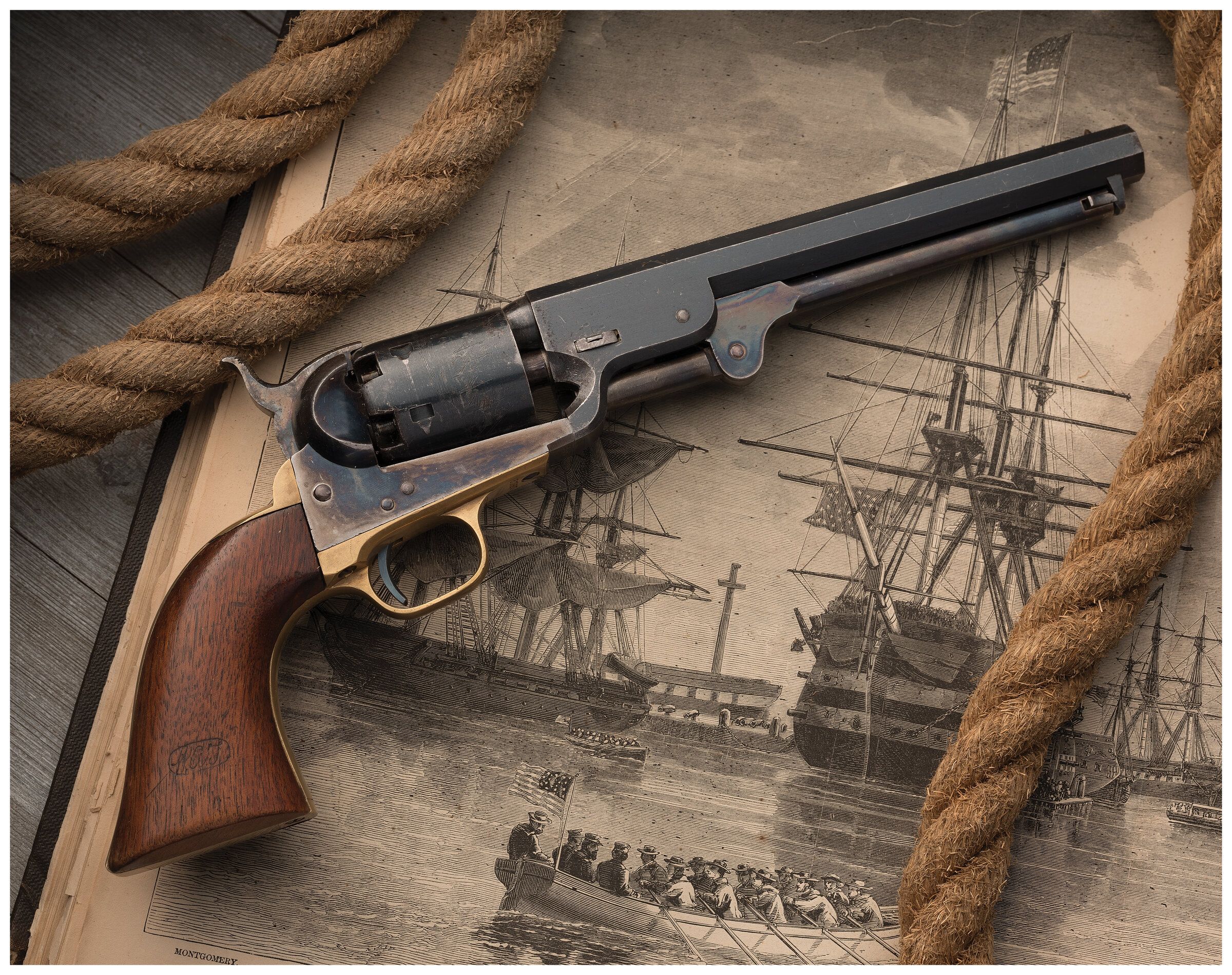 U.S. Army Contract Colt Model 1851 Navy Percussion Revolver | Rock ...