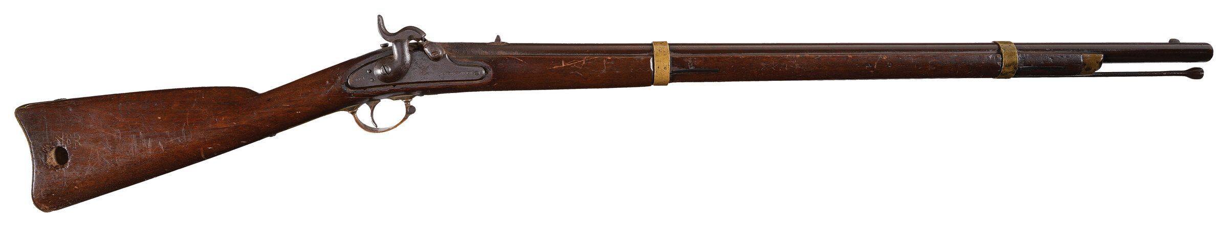 Civil War Confederate Fayetteville Armory Smoothbored Rifle | Rock ...