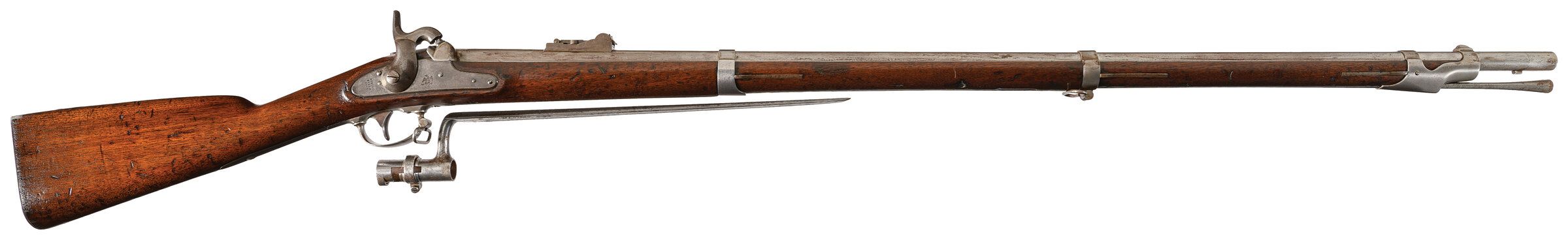 U.S. Springfield 1851 Cadet Rifled Musket with Bayonet | Rock Island ...