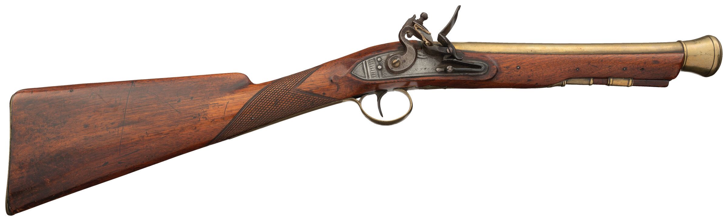 Brass Barreled "H. Nock" Flintlock Blunderbuss | Rock Island Auction