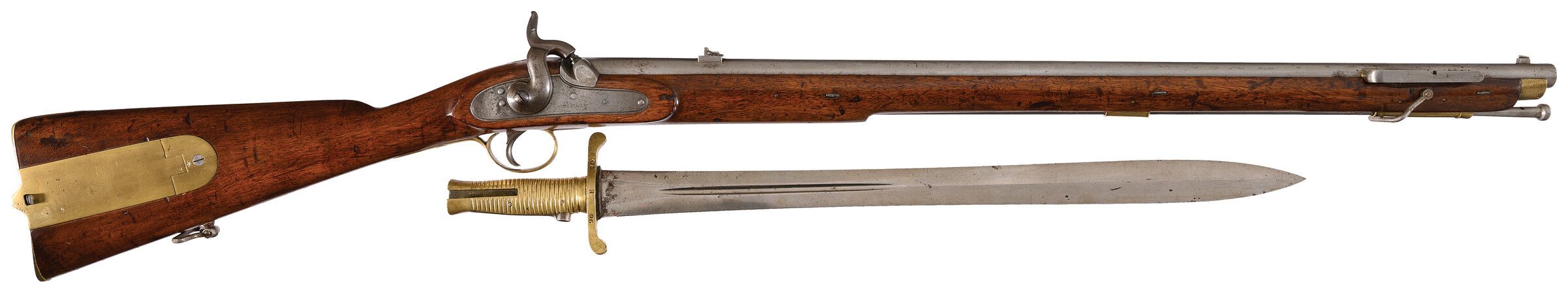 British Brunswick Volunteer Rifle by Wilkinson with Bayonet | Rock ...