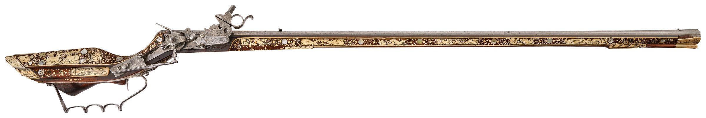 Silesian "Tschinke" Wheellock Sporting Rifle | Rock Island Auction