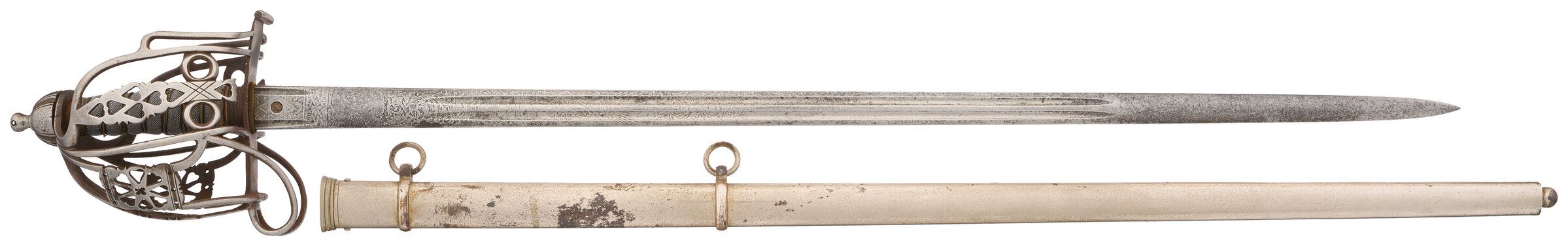 Argyll and Sutherland Highlanders 1828 Basket Hilted Broadsword | Rock ...