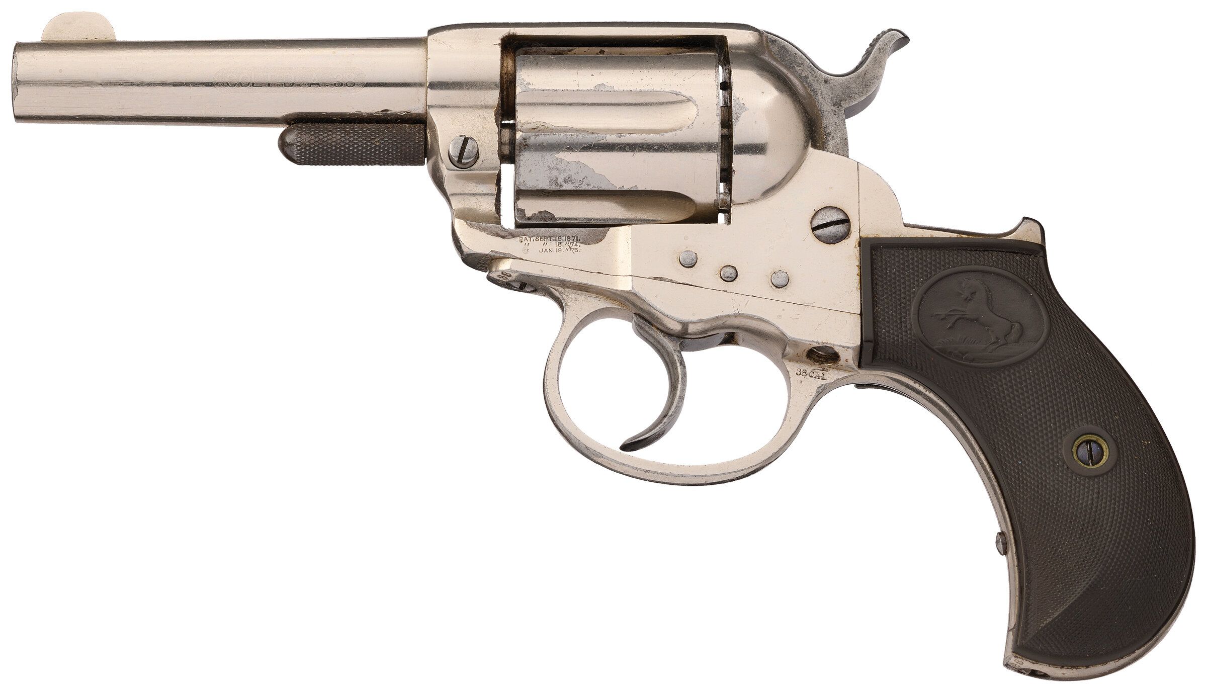 Antique Colt Sheriff Model 1877 Lightning Double Action Revolver | Rock ...