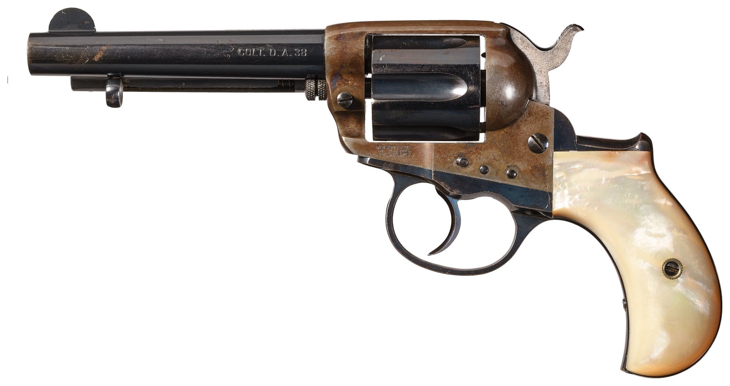 Colt Model 1877 Lightning Revolver with Pearl Grips | Rock Island Auction