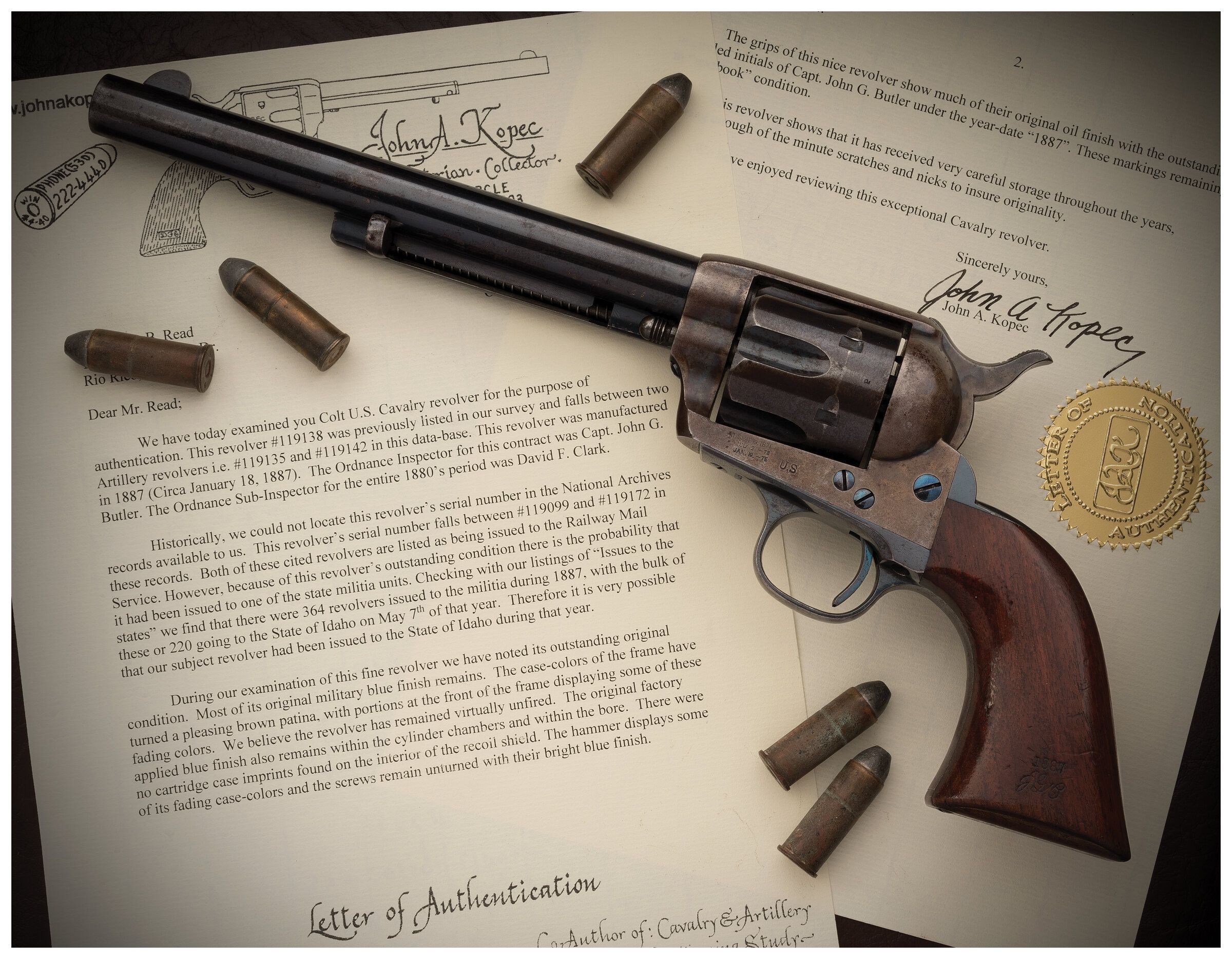 U.S. Colt Cavalry Model Single Action Army Revolver | Rock Island Auction