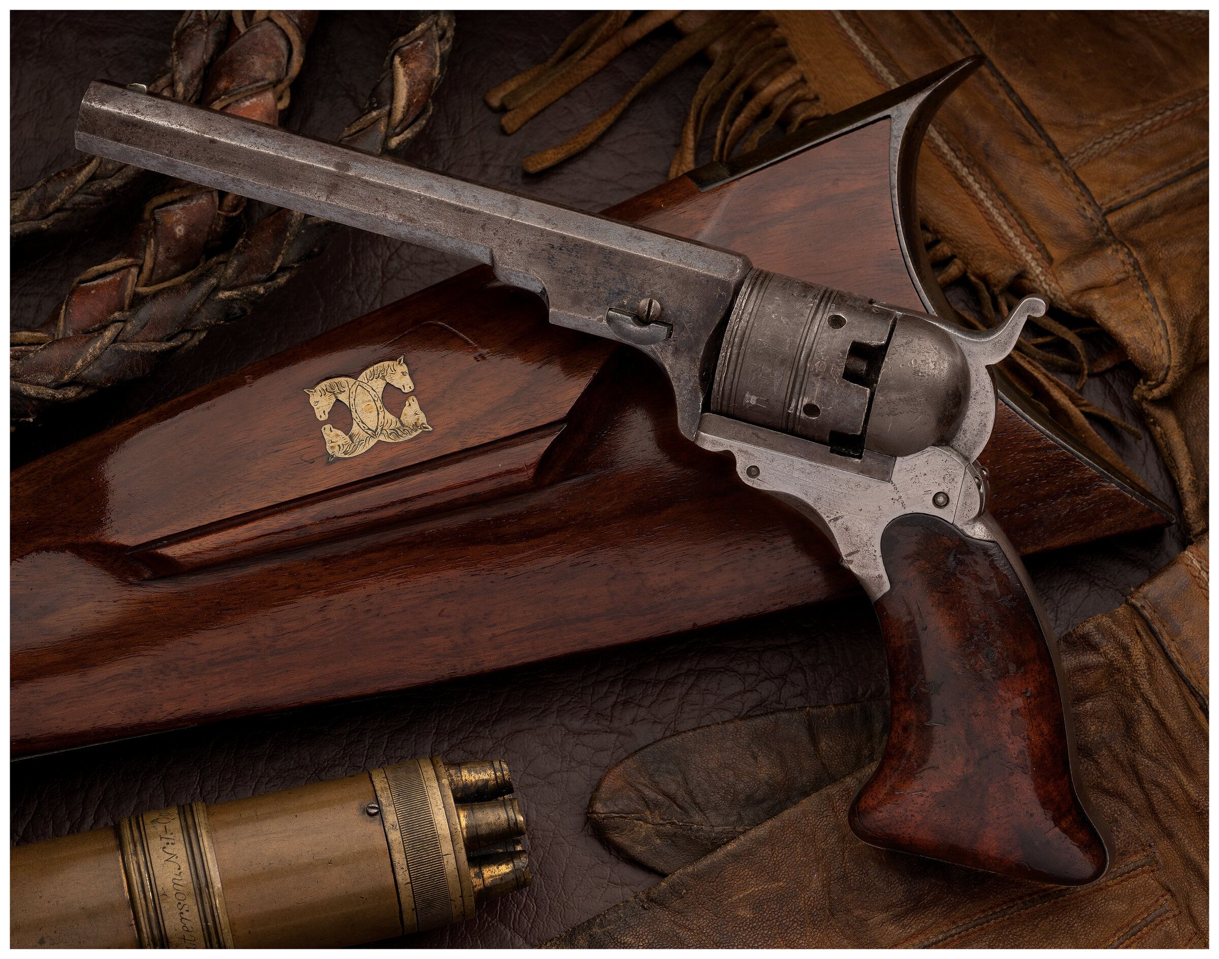 Patent Arms Mfg. Co. Paterson Belt Model Percussion Revolver | Rock ...