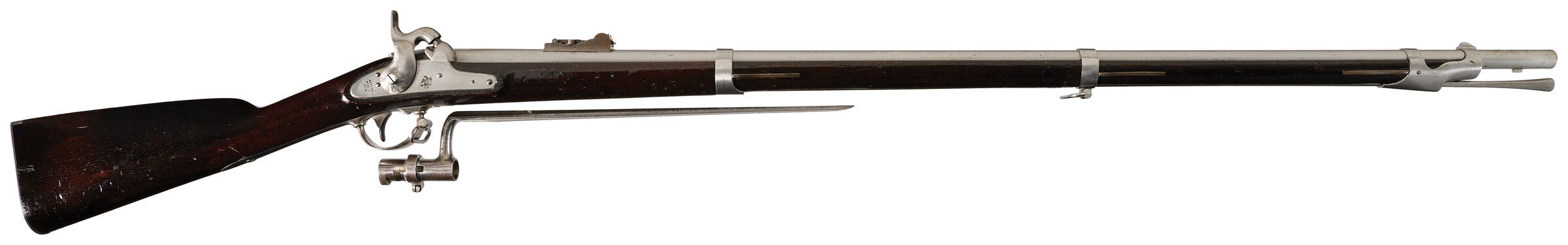 U.S. Springfield 1851 Cadet Rifled Musket with Bayonet | Rock Island ...