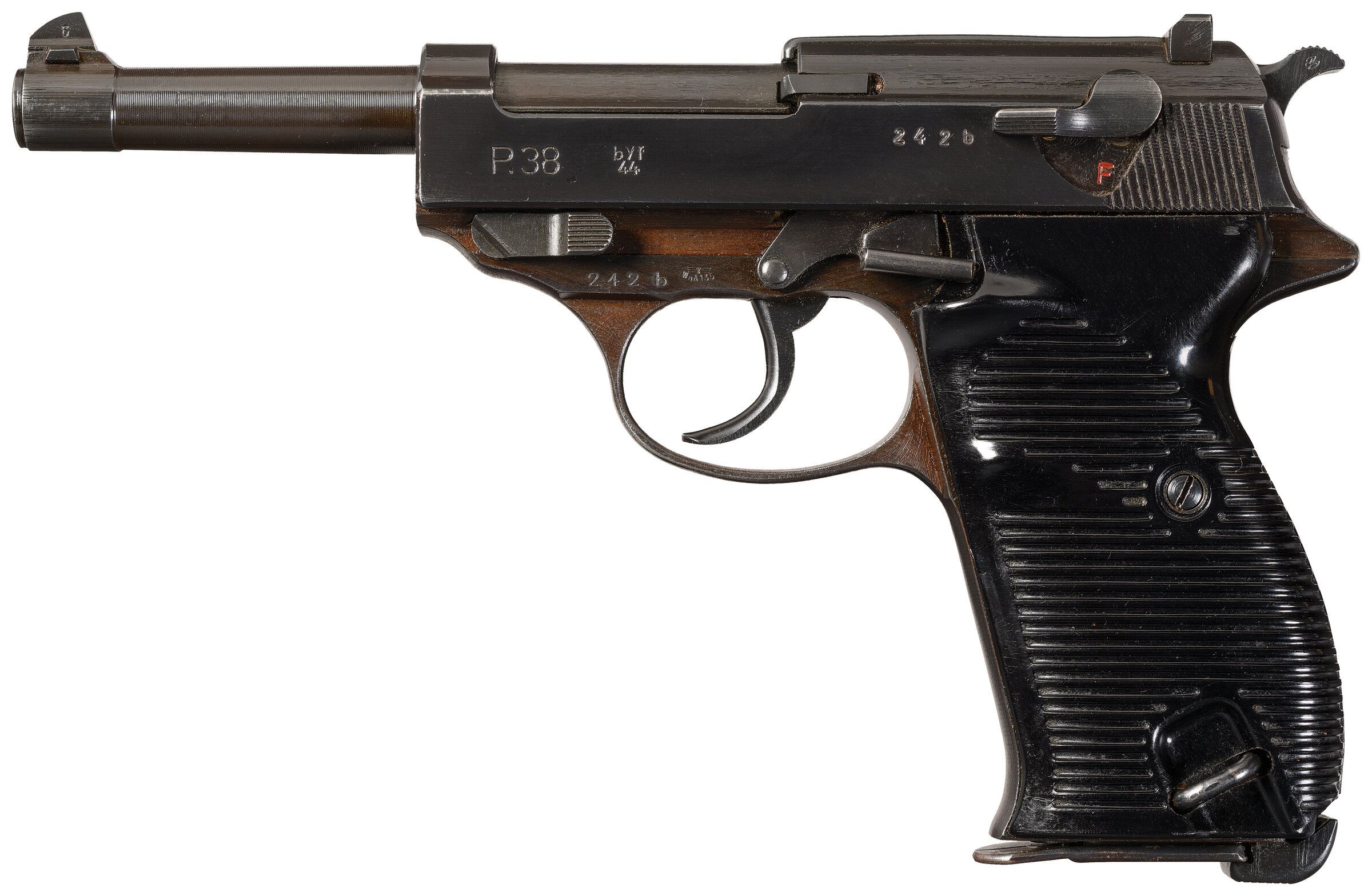 WWII German Mauser "byf/44" P.38 Pistol with Capture Paper | Rock Island Auction