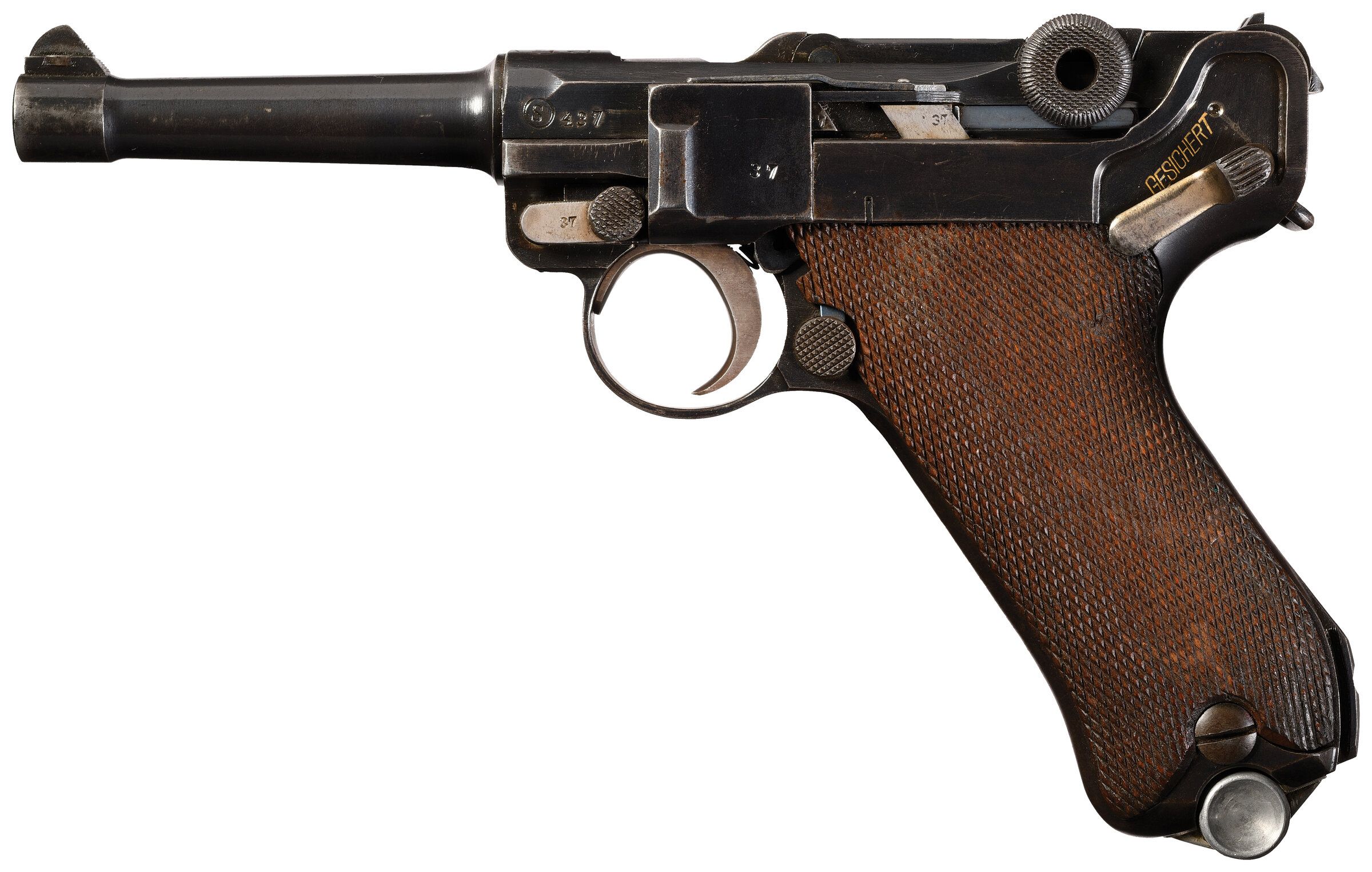 DWM 1920/1921 Dual Date Police Luger with Holster and Magazine | Rock ...