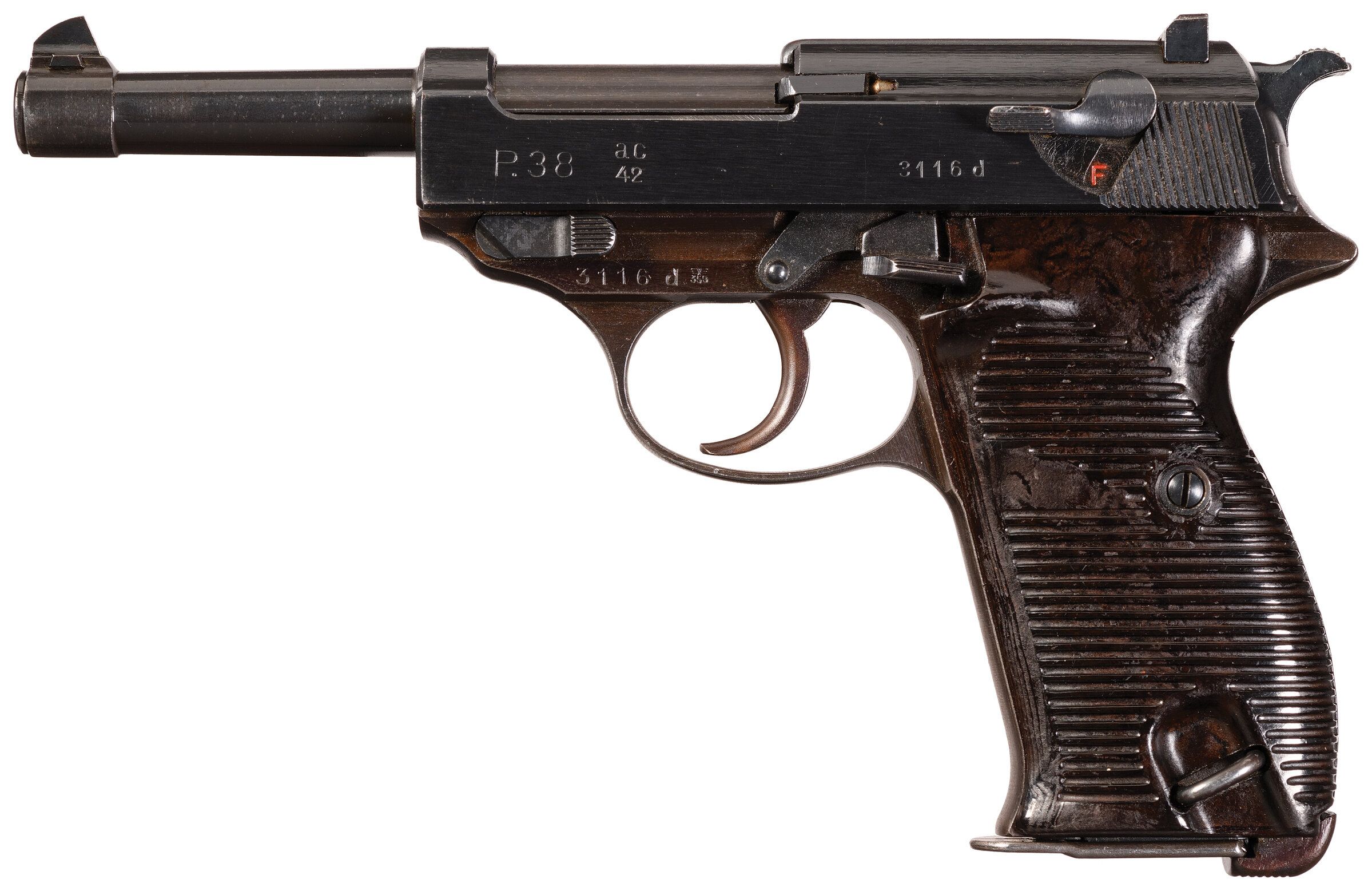 Walther "ac/42" Code P38 Pistol with Holster and Extra Magazine | Rock ...