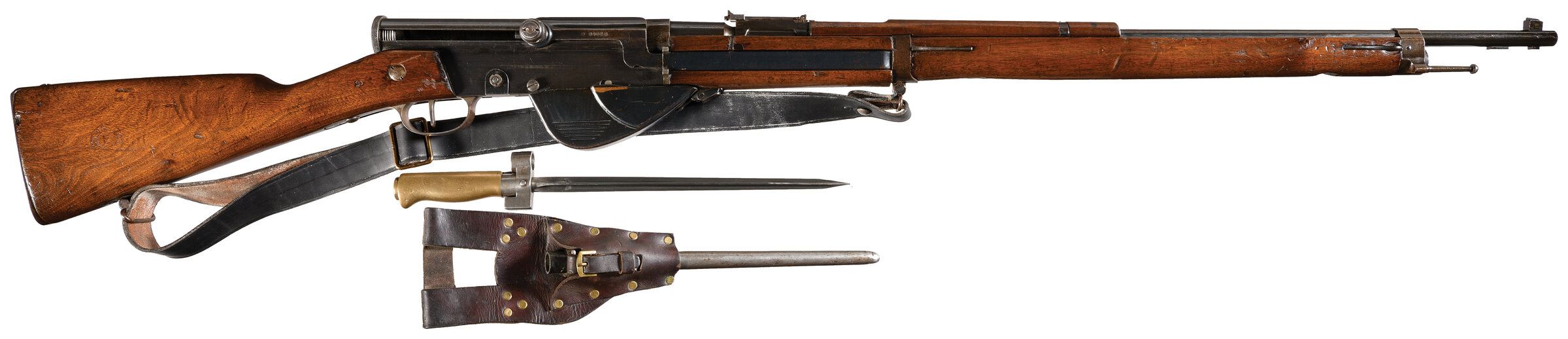 French Tulle 1917 Semi-Automatic Rifle with Bayonet | Rock Island Auction