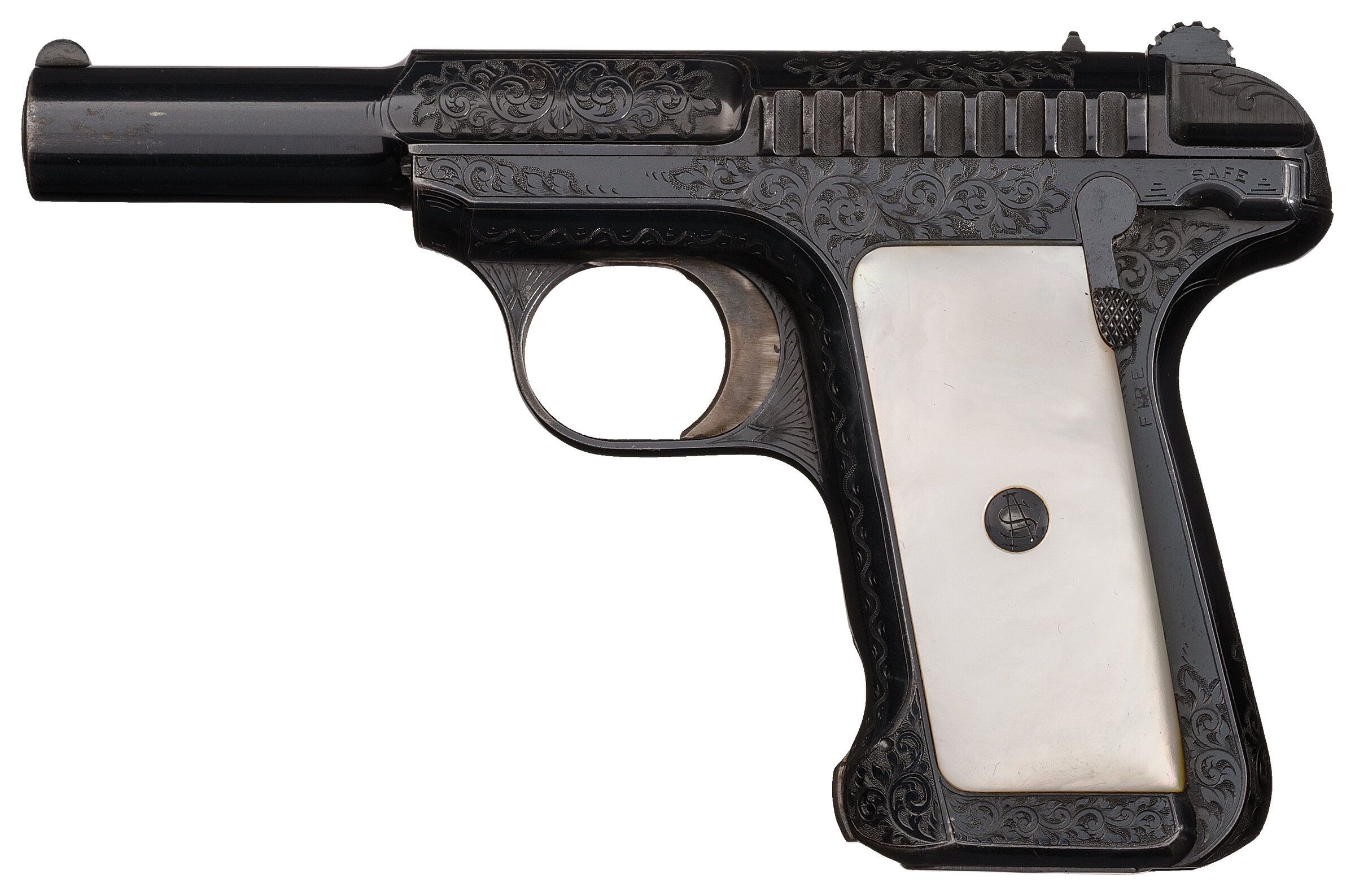 Factory Engraved Savage Model 1907 Semi-Automatic Pistol | Rock Island ...