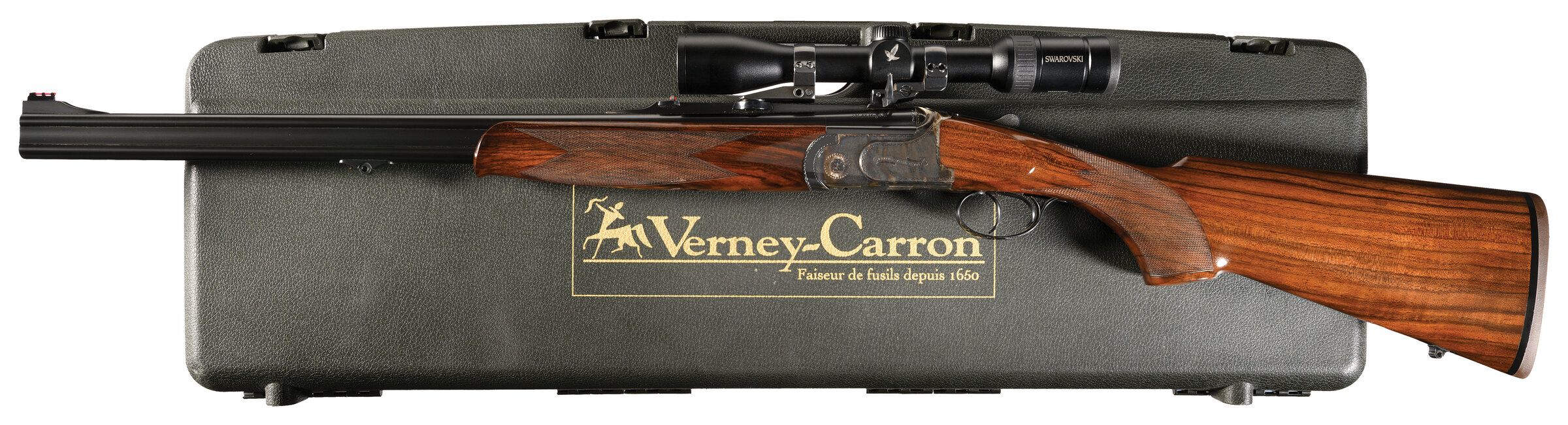 Verney-Carron Over/Under Double Rifle with Swarovski Scope | Rock ...