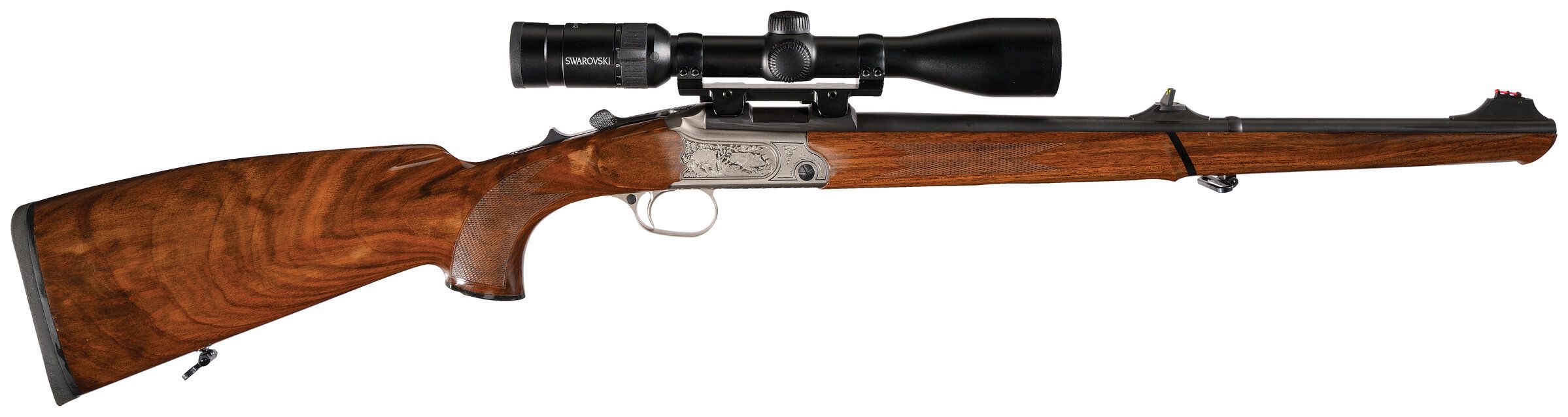 Factory Engraved Gebruder Merkel K3 Single Shot Rifle with Scope | Rock ...