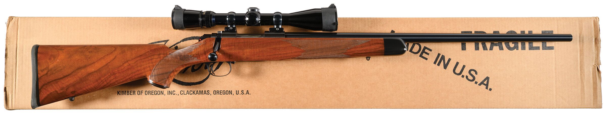 Kimber Model 84 Super America Rifle with Scope and Box | Rock Island ...