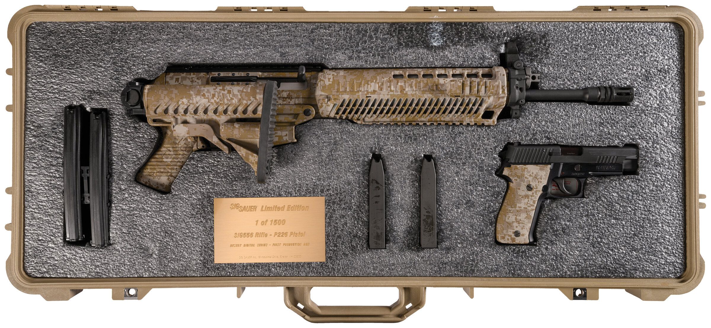 SIG Sauer Digital Desert Camo Limited Edition Two Gun Combo | Rock ...