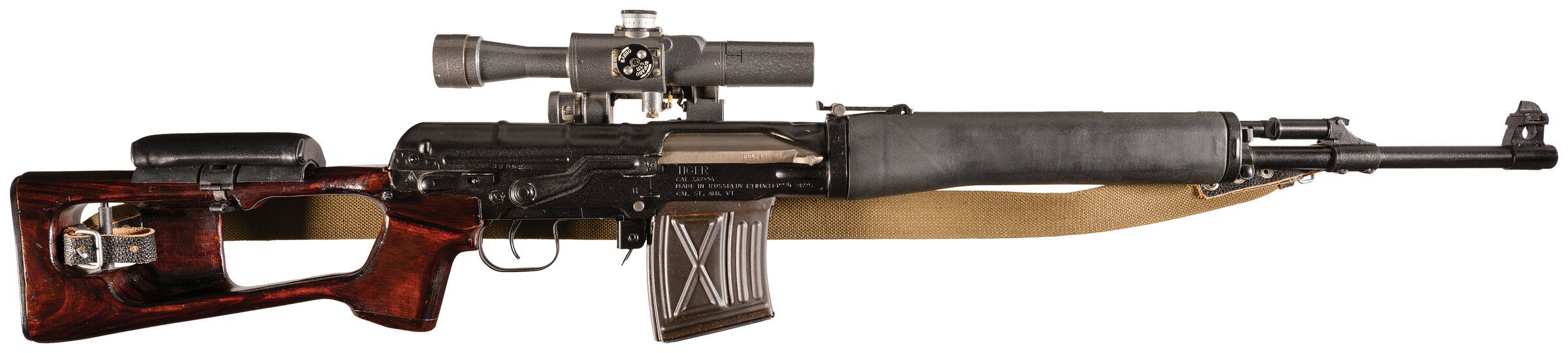 Izhmach Tiger Semi-Automatic Sniper Rifle with Scope | Rock Island Auction