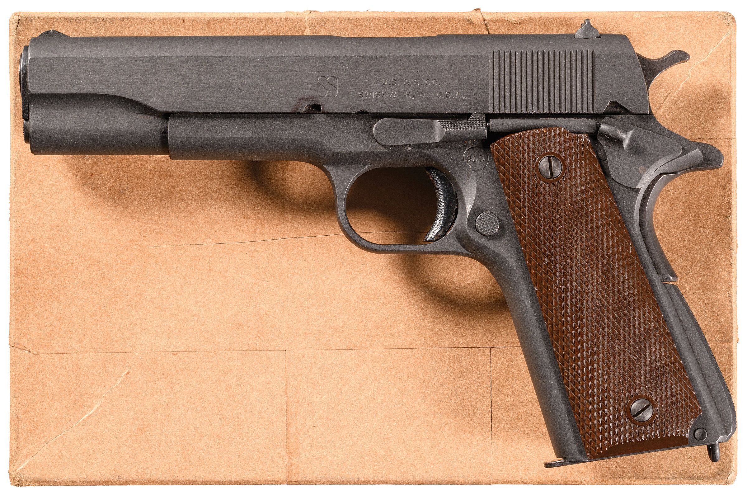 World War II U.S. Union Switch & Signal Model 1911A1 Pistol | Rock ...