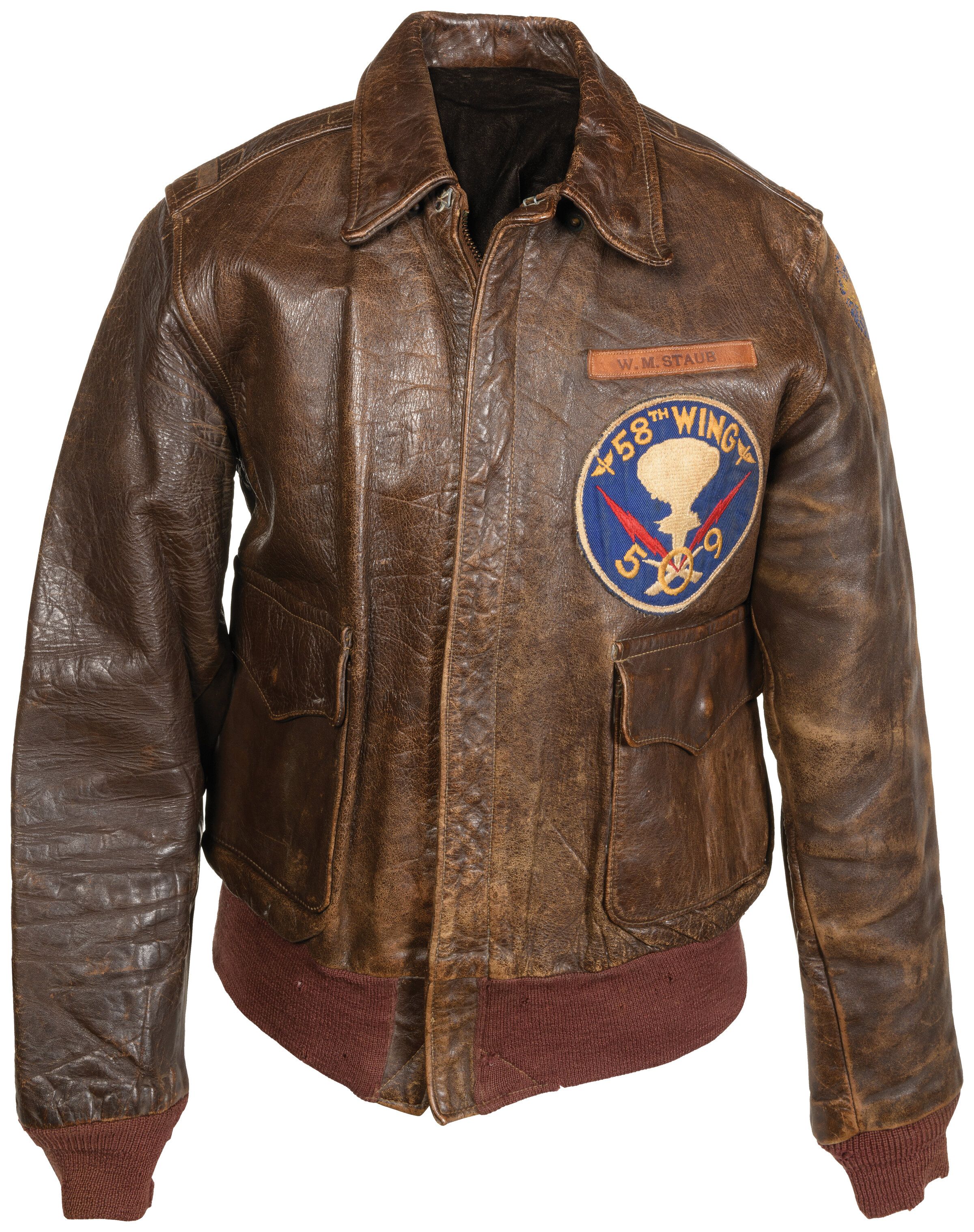 Identified USAAF 509th Composite Group A-2 Flight Jacket | Rock Island ...