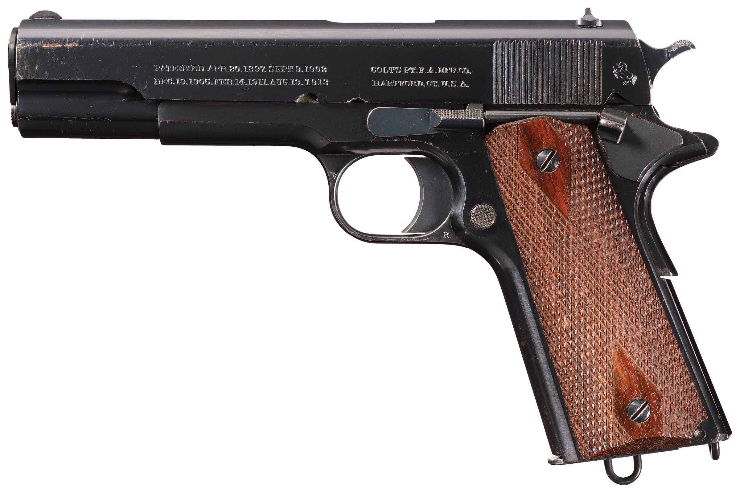 Early Production Colt Government Model Semi-Automatic Pistol | Rock ...