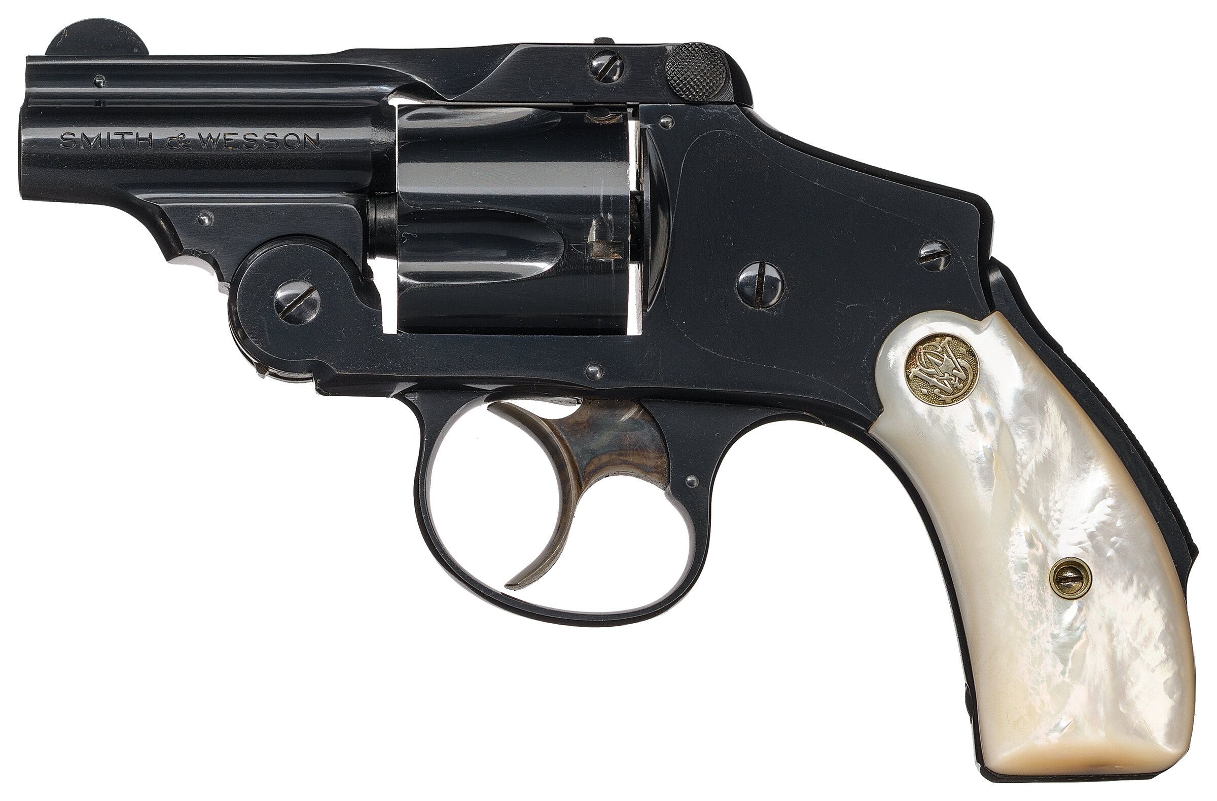 Smith & Wesson .38 Safety Hammerless Bicycle Revolver | Rock Island Auction