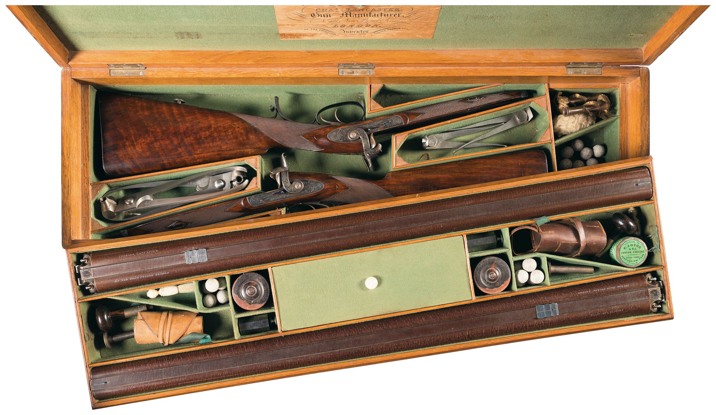 Pair of Charles Lancaster Percussion Big Game Double Rifles | Rock ...