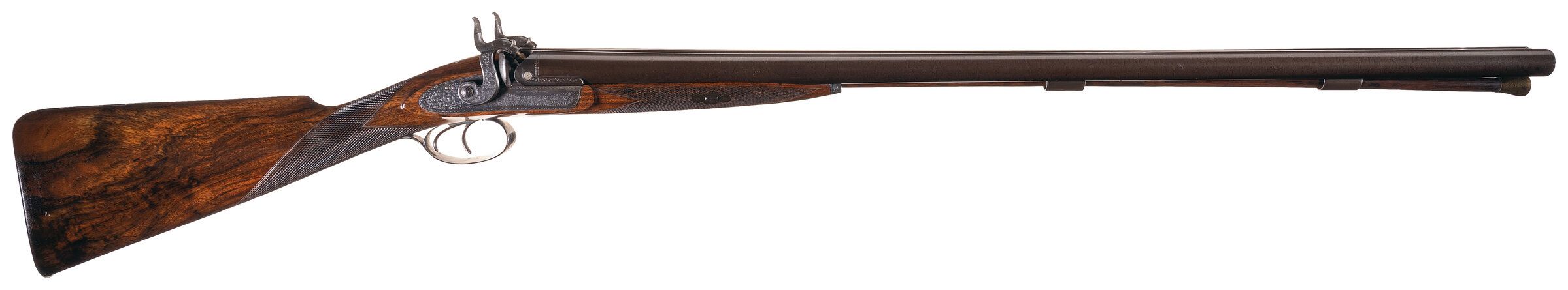 Joseph Harkom & Son 8 Bore Double Barrel Percussion Duck Gun | Rock ...