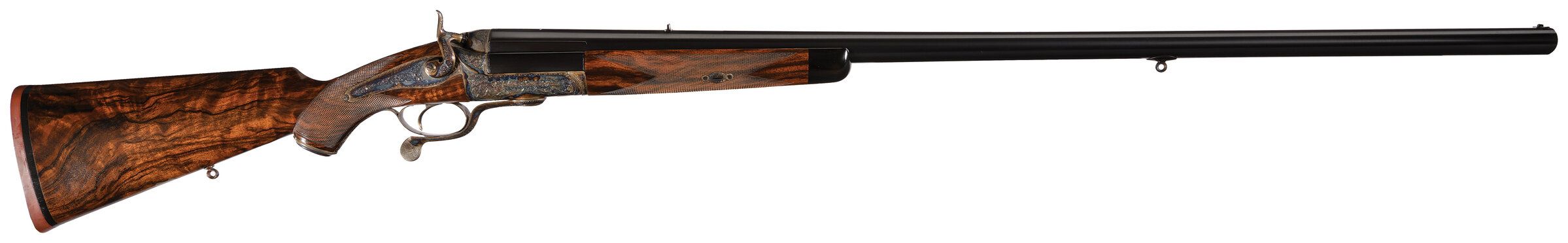 Engraved English 4 Bore Single Barrel Duck Shotgun | Rock Island Auction