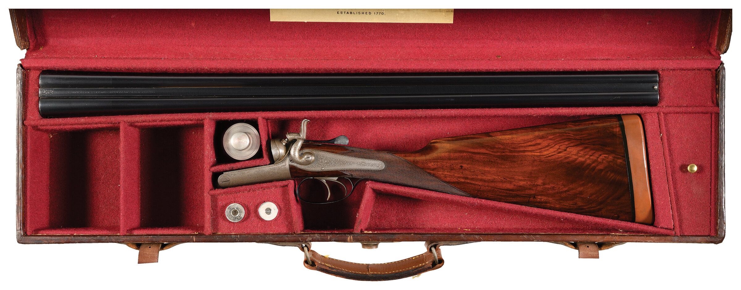 Engraved Cogswell & Harrison Double Barrel Hammer Shotgun | Rock Island ...