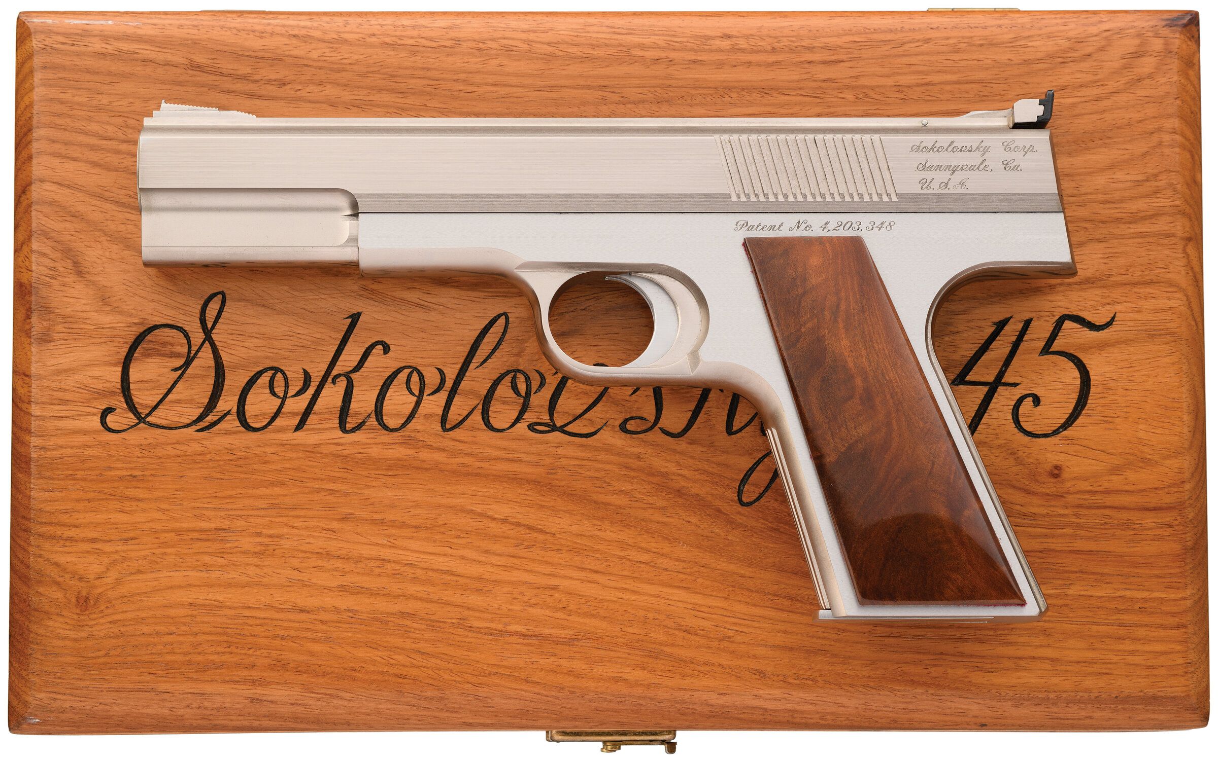 Cased Sokolovsky .45 Automaster Semi-Automatic Pistol | Rock Island Auction