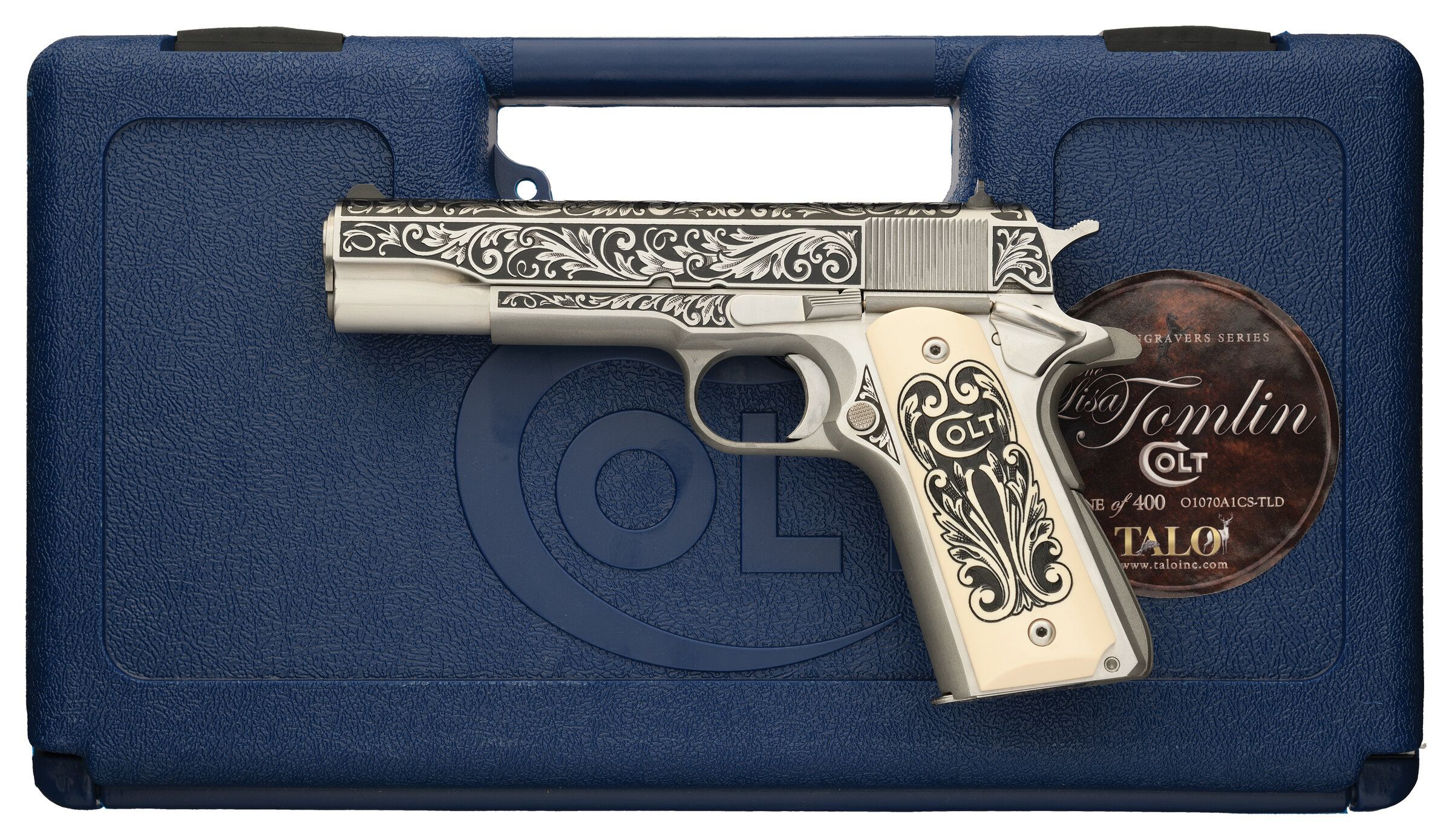 Colt/Talo Engraver Series Lisa Tomlin Edition Series 70 Pistol | Rock ...