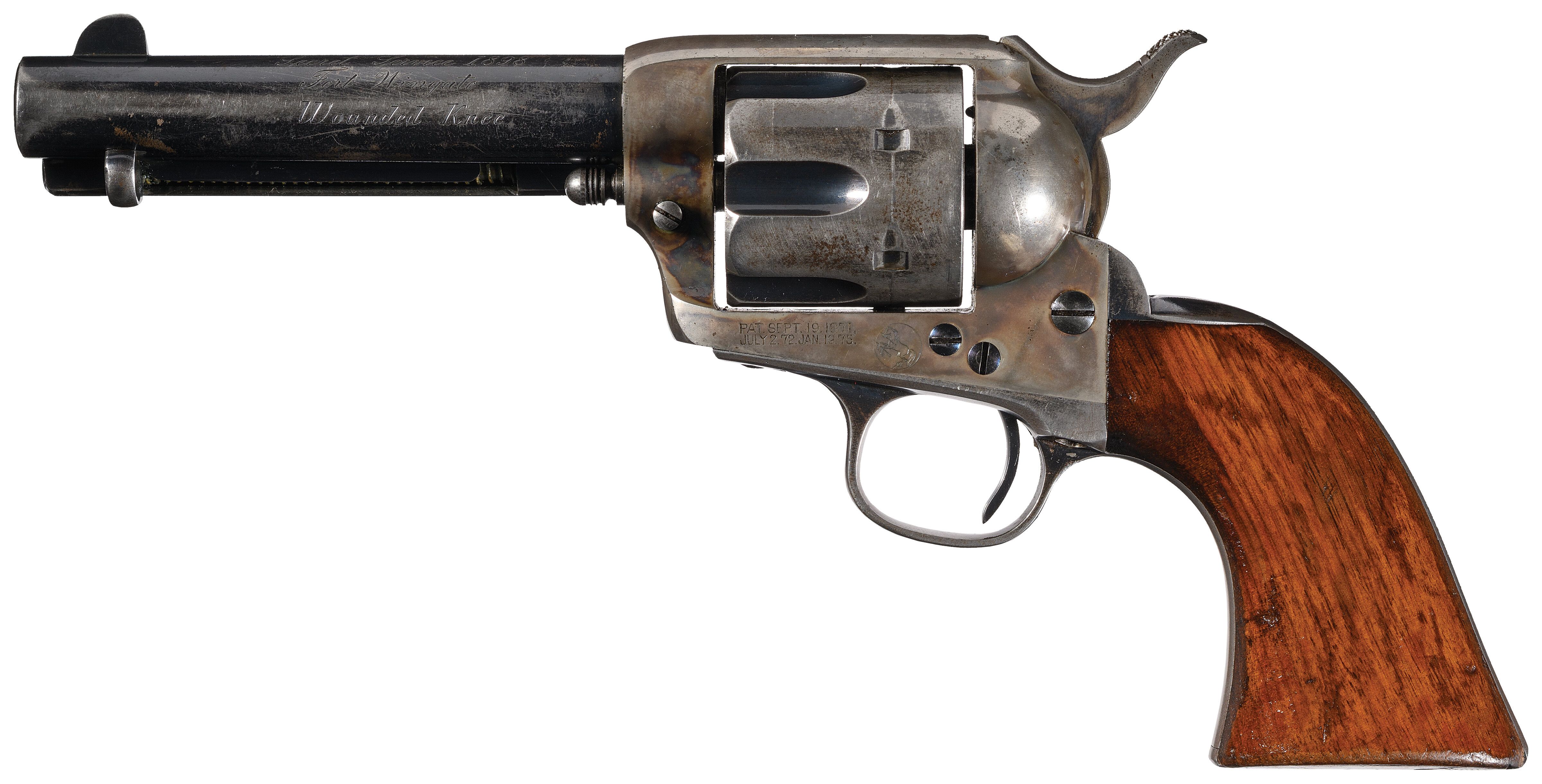 Colt Single Action Army Revolver Inscribed to Capt. J.R. Hegeman | Rock ...