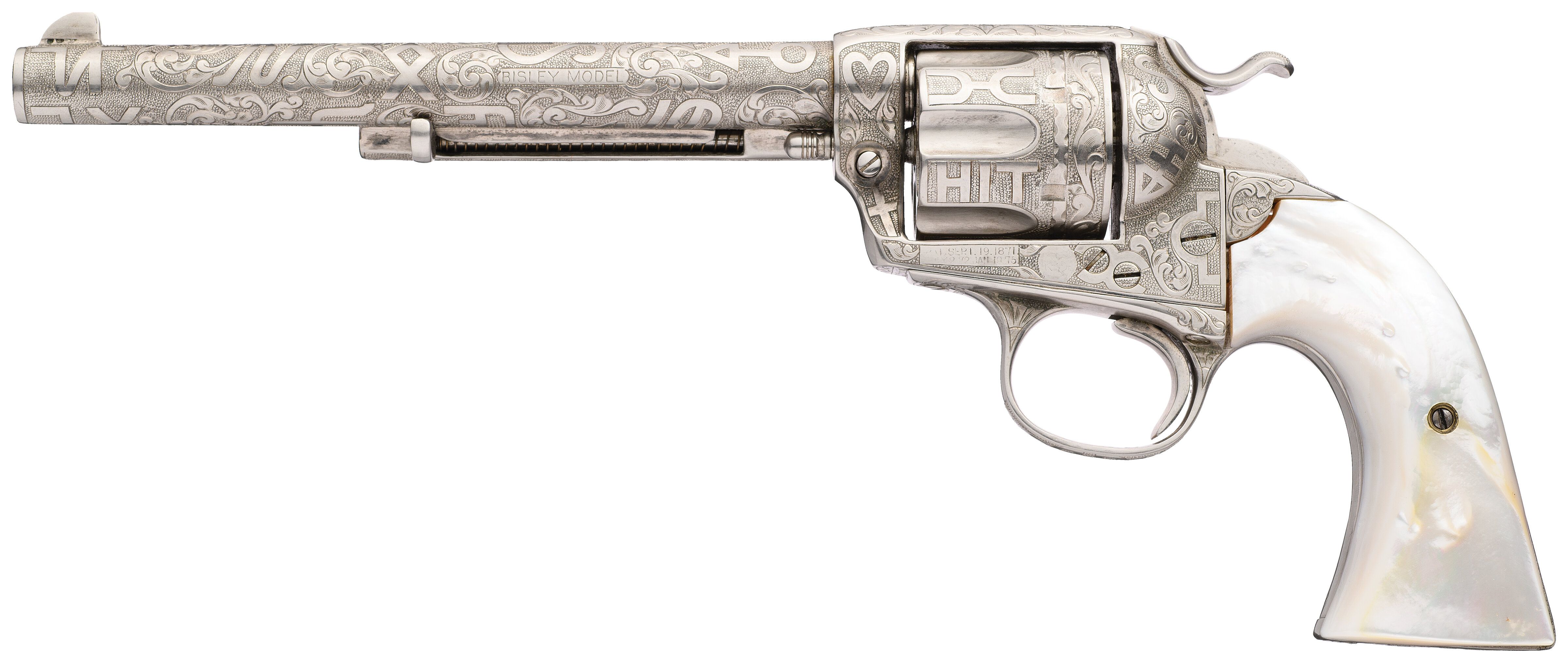 Cattle Brand Engraved Cole Agee Colt Bisley Revolver | Rock Island Auction