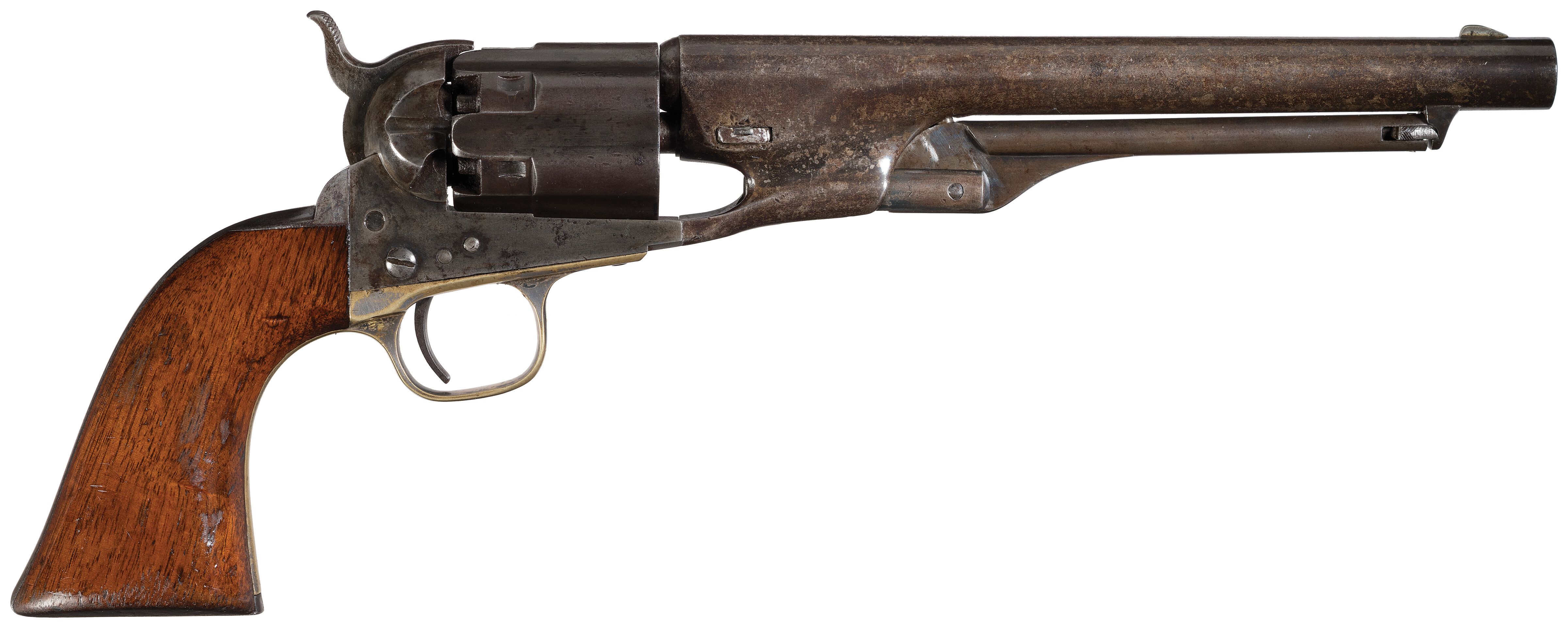 Ohio Shipped Fluted Cylinder Colt Model 1860 Army Revolver | Rock ...