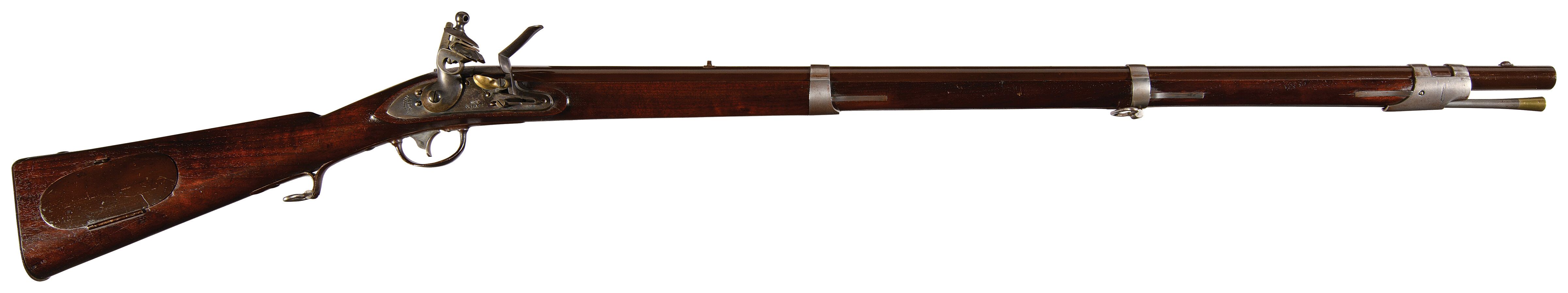 1824 Dated U.S. Nathan Starr Model 1817 Flintlock “Common Rifle” | Rock ...