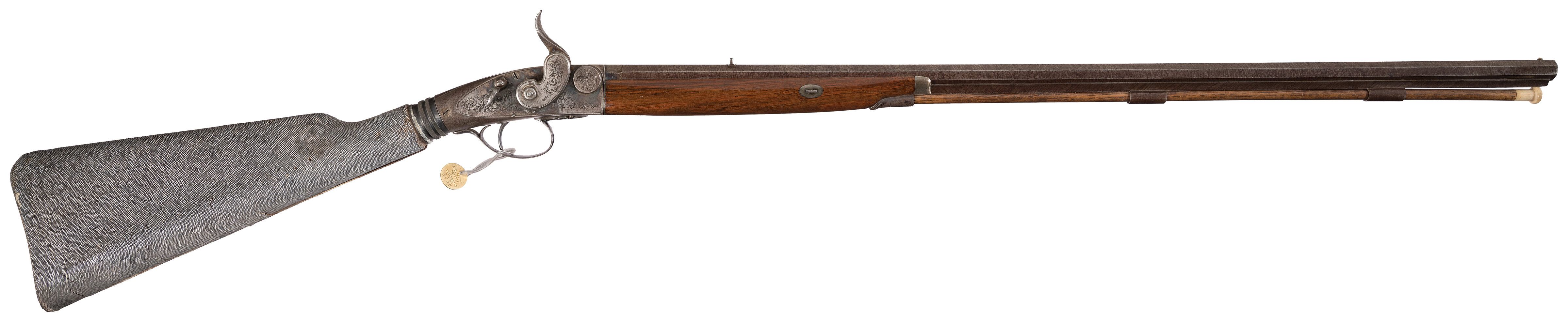 James Beattie London Air Rifle with Shagreen Wrapped Reservoir | Rock ...