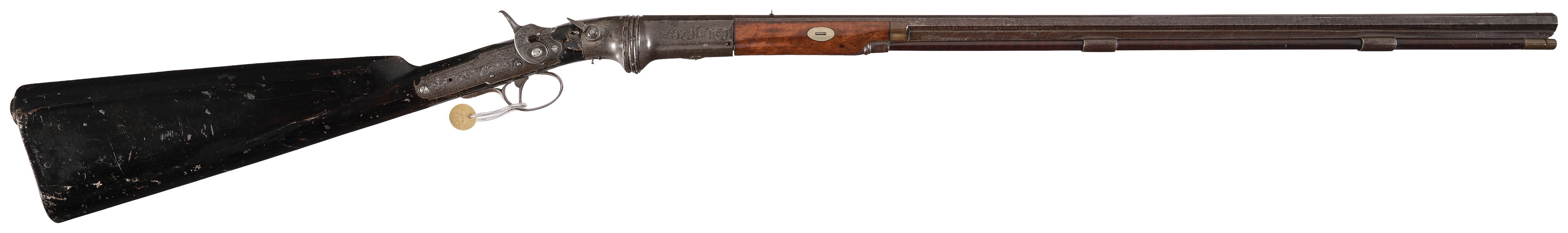 19th Century Charles Ingram Stock Reservoir Repeating Air Rifle | Rock ...