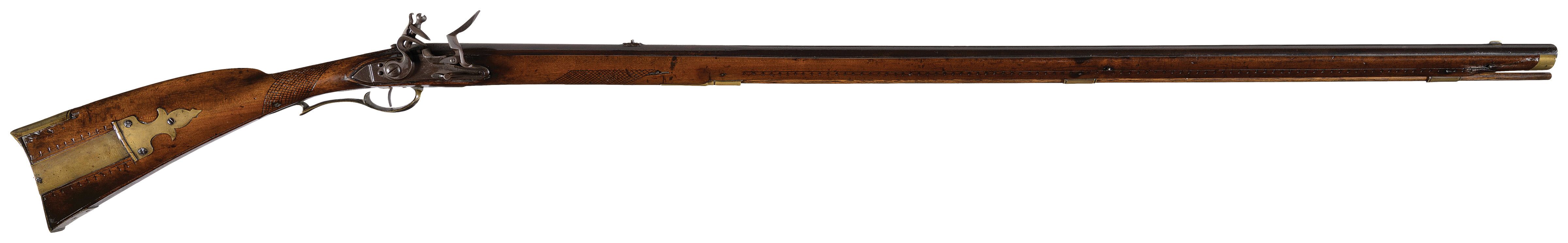 "PA" Signed American Flintlock "Smooth Rifle" | Rock Island Auction