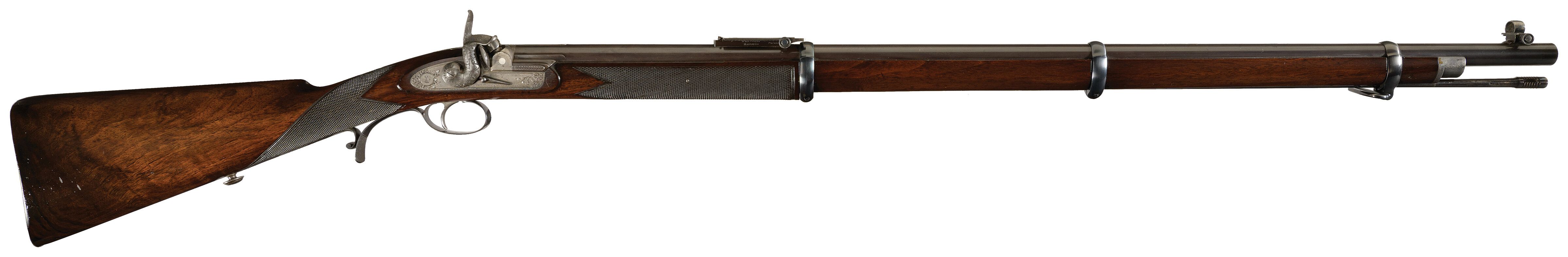 Engraved Whitworth Percussion Match Rifle | Rock Island Auction