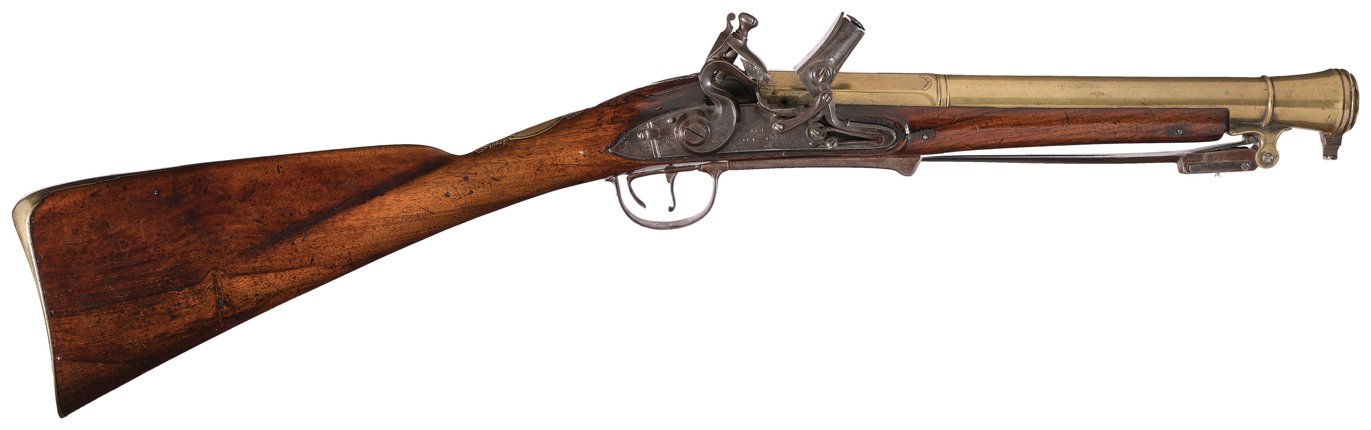Flintlock Blunderbuss with Bayonet and Automatic Priming | Rock Island ...